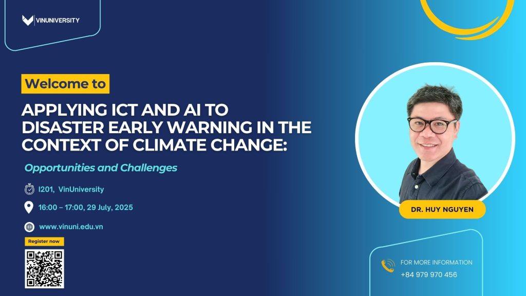 Seminar on Applying ICT and AI to disaster early warning in the context ...